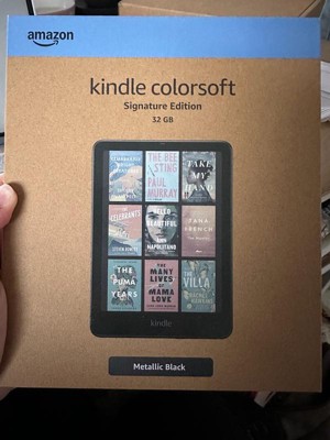 Amazon Kindle Colorsoft Signature Edition (32 Gb) - Metallic Black : Target