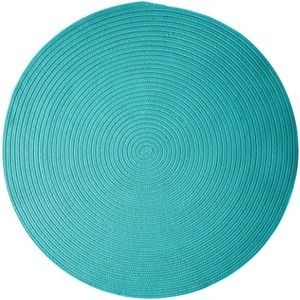 Colonial Mills Boca Raton - Turquoise 3 Ft Round Round Rug Indoor ...