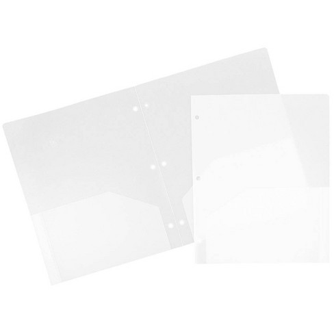 Jam 6pk Heavy Duty 3 Hole Punch 2 Pocket School Presentation Paper ...