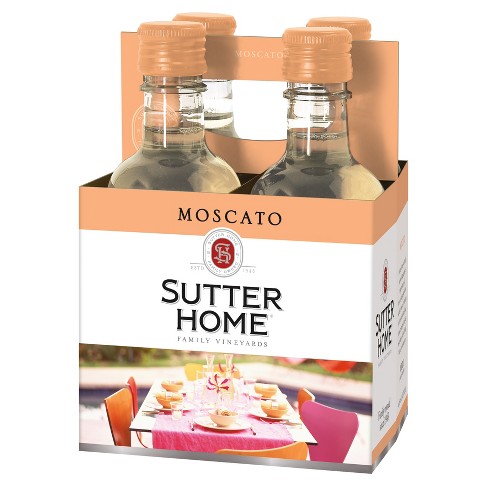 Sutter Home Moscato Wine - 4pk/187ml Bottles : Target