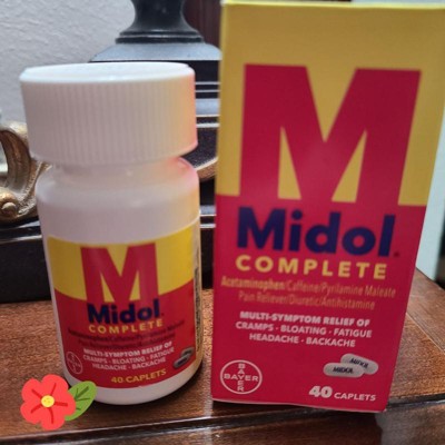 Midol On The Go Menstrual Symptom Relief With Acetaminophen Tablets ...