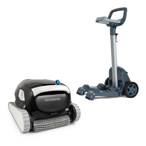 Dolphin Explorer E30 Robotic Cleaner With Storage Caddy For In Ground ...
