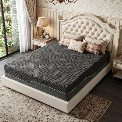 Dyonery Firm Mattress for Pain Relief – Green Tea Gel Memory Foam, High ...