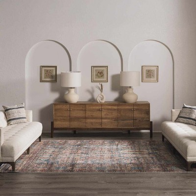 Hauteloom Rectangle Area Rug Burnt Orange : Target