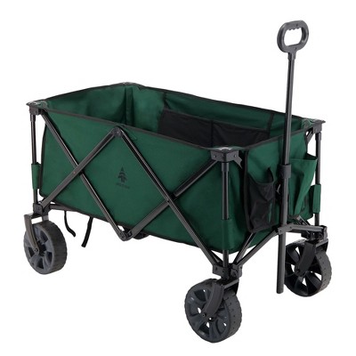 Woods Outdoor Collapsible Garden Utility Wagon Cart, Supports Up to ...