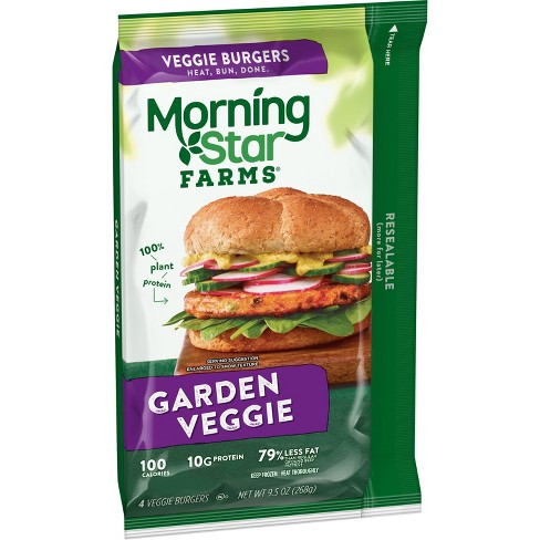 Morningstar Farms Garden Veggie Burger Patties - Frozen - 9.5oz/4ct ...