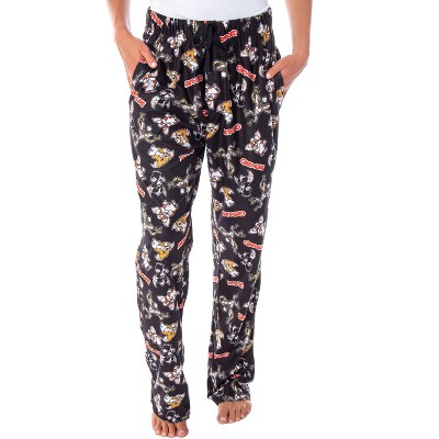 The Gremlins Women's Gizmo Stripe Daffy Mogwai Sleep Lounge Pajama ...