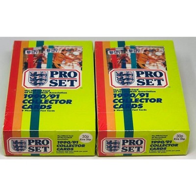 (2) 1990-91 Pro Set Soccer Box Lot : Target