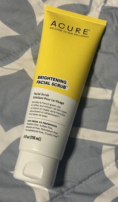 Acure Brightening Facial Scrub - Unscented - 4 Fl Oz : Target