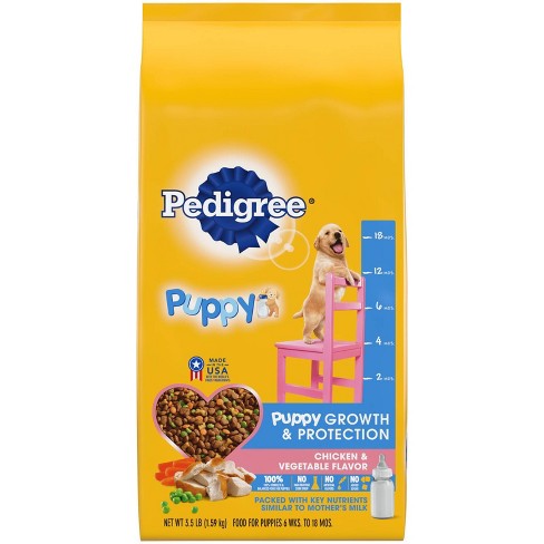 Pedigree Chicken & Vegetable Flavor Puppy Growth & Protection Complete ...