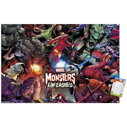 Trends International Marvel Comics - Monsters Unleashed Unframed Wall ...