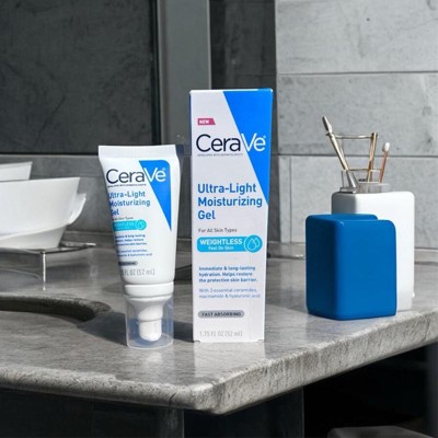 Cerave Ultra-light Moisturizing Face Gel - 1.75 Fl Oz : Target