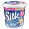 Silk Unsweetened Vanilla Almond Milk Yogurt Alternative - 24oz Tub : Target