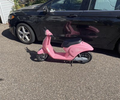Hyper Blush Retro Scooter 24 Volt Battery Powered Electric Scooter With ...
