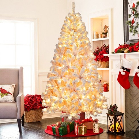 6feet Artificial Christmas Tree With 600 Bendable Branches Xmas Tree ...
