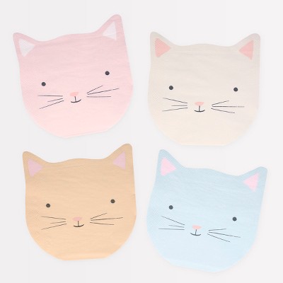 Meri Meri Cute Kitten Plates (pack Of 8) : Target