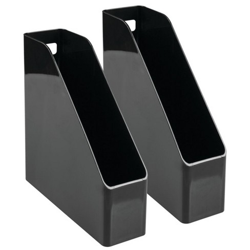 Mdesign Plastic File Folder Bin, Office Desktop Organizer, 2 Pack : Target