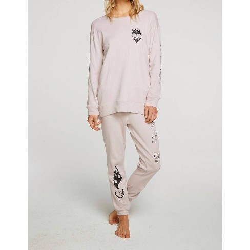 Women's Flaming Heart Pullover - Chaser : Target