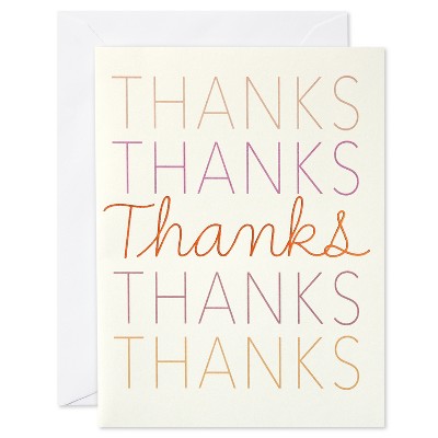 Silver Thank You Cards - 24ct : Target