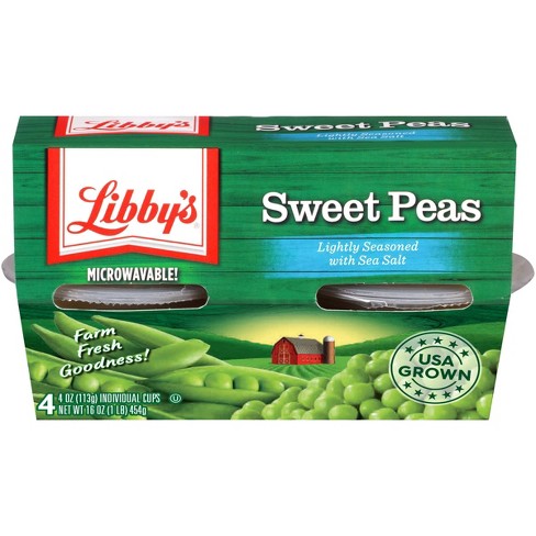 Libby's Sweet Peas - 4pk/16oz : Target