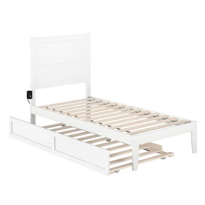 Twin Noho Bed With Twin Trundle White - Afi : Target
