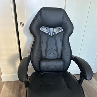 Costway Adjustable E-sports Racing Style Chair With Padded Headrest ...