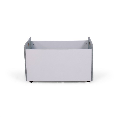 Humble Crew Kids' Rolling Toy Box With Wheels Gray : Target