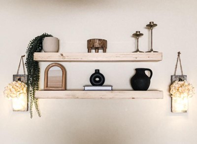 36" Floating Wood Shelf - Threshold™ : Target