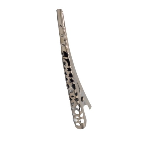 Lechery Metallic Gray Alligator Hair Clip (1 Piece) - Gray : Target