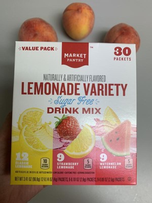 Lemonade Variety Sugar-free Drink Mix - 30ct - Market Pantry™ : Target
