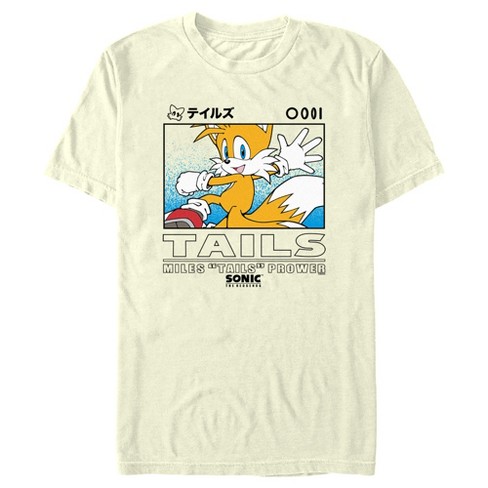 Men's Sonic The Hedgehog Miles Tails Portrait T-shirt : Target