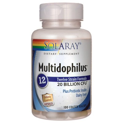 Solaray Multidophilus Probiotic, 20 Billion Cfu, 50 Vegcaps : Target