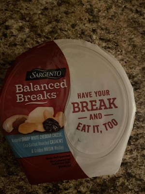Sargento Balanced Breaks Natural White Cheddar, Sea-salted Roasted ...