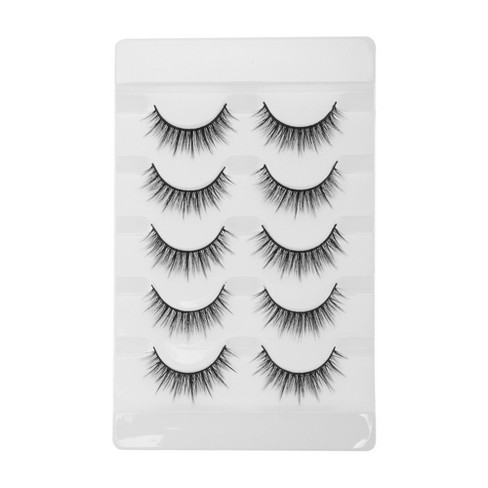 Unique Bargains 3d False Eyelashes For Photo Shoot 5 Pairs : Target