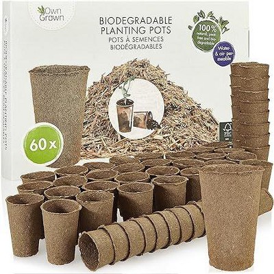 Owngrown Biodegradable Propagation Pots-brown : Target
