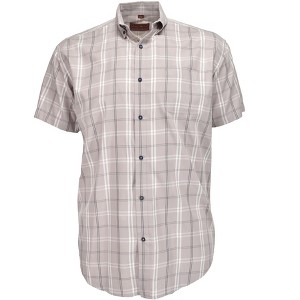 Falcon Bay Men's Cotton Works Button Down Short Sleeve Sport Shirt : Target