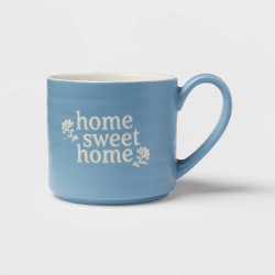 15oz Stoneware Tilley Mug Dark Gray - Threshold™ : Target
