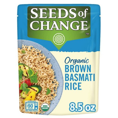 Seeds Of Change Organic Brown Basmati Rice Microwavable Pouch - 8.5oz ...