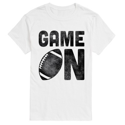 Men's - Instant Message - Game On Football Short Sleeve Graphic T-Shirt ...