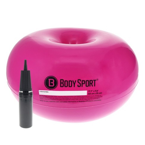 Bodysport Donut Exercise Ball With Pump, Exercise Equipment For Home ...