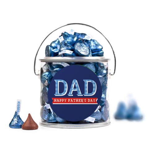 Father's Day Candy Gift With Hershey's Kisses Milk Chocolate - By Just ...