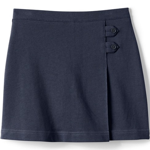 Lands' End School Uniform Kids Plus Knit Skort Above The Knee - 8 ...