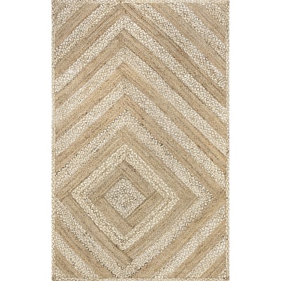 Lauren Liess X Rugsusa - Dogwood Tiled Jute Area Rug 8x10, Natural : Target