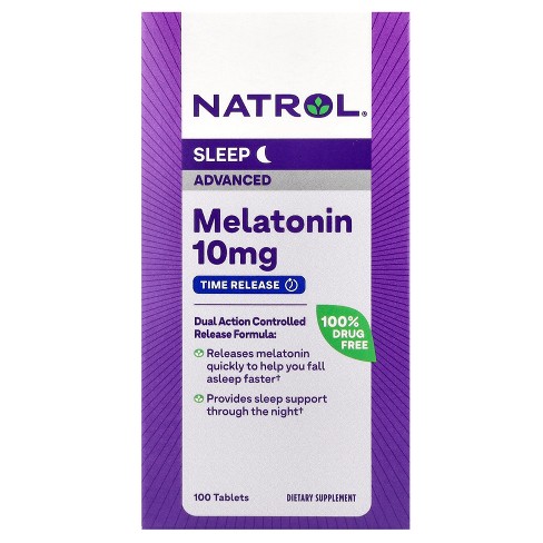 Natrol Advanced Melatonin, Sleep, 10 Mg, 100 Tablets : Target