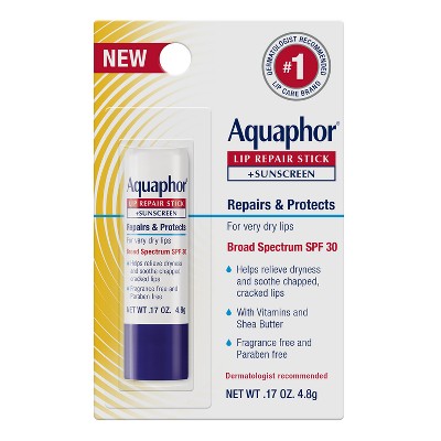 Aquaphor Lip Protectant + Spf Lip Balm - 0.17oz : Target