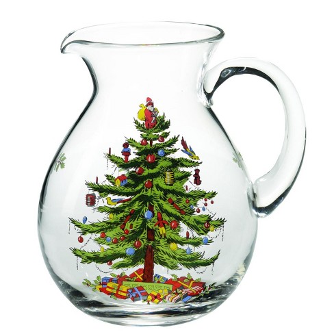 Spode Christmas Tree Glass Pitcher - 6 Pt. : Target