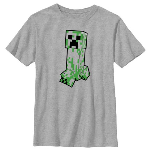 Boy's Minecraft Creeper Creepin' Large T-shirt : Target