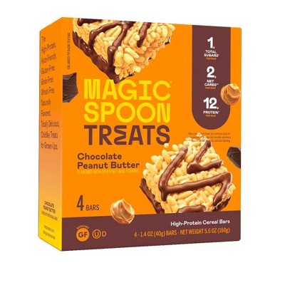 Magic Spoon Chocolate Peanut Butter Treats - 5.6oz/4ct : Target