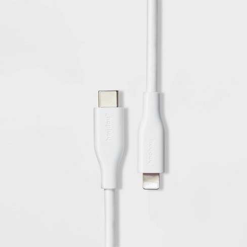 3' Lightning To Usb-c Silicone Cable - Heyday™ White : Target