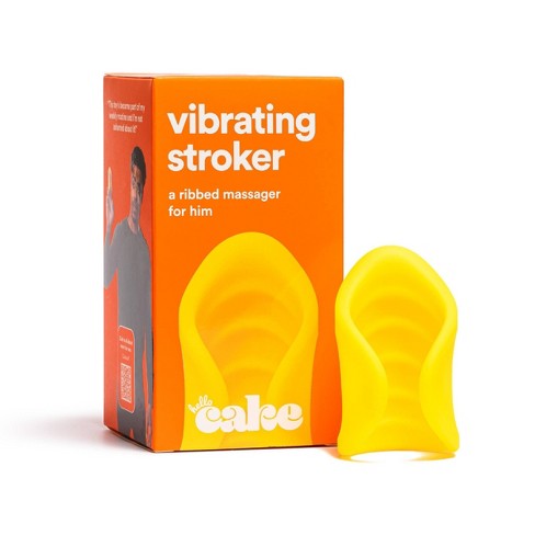 Hello Cake Vibrating Stroker Ribbed Massager For Him : Target